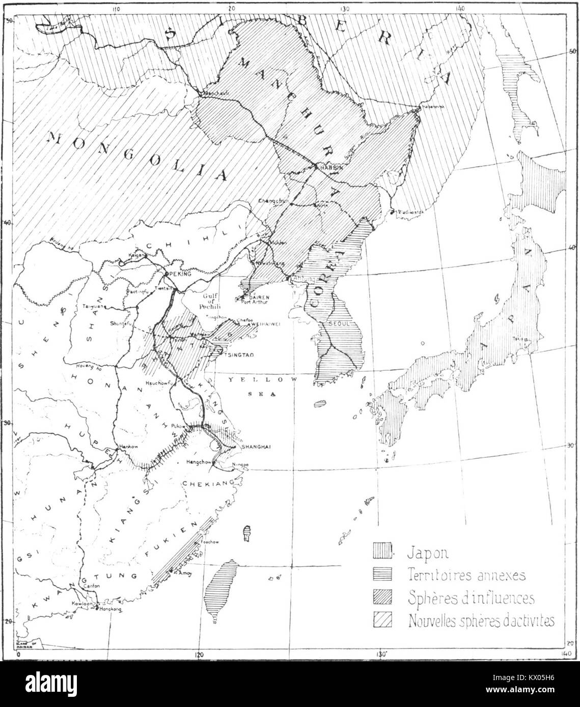 This map illustrates the concept of Korea's independence and peace. It ...