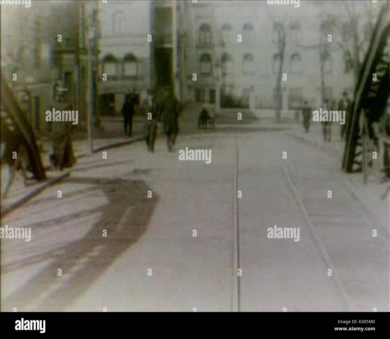 Old tram through streets hi-res stock photography and images - Alamy