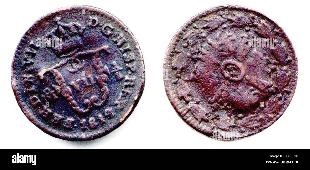 This 1814 octavilla from Mexico is a printed sheet reflecting the ...