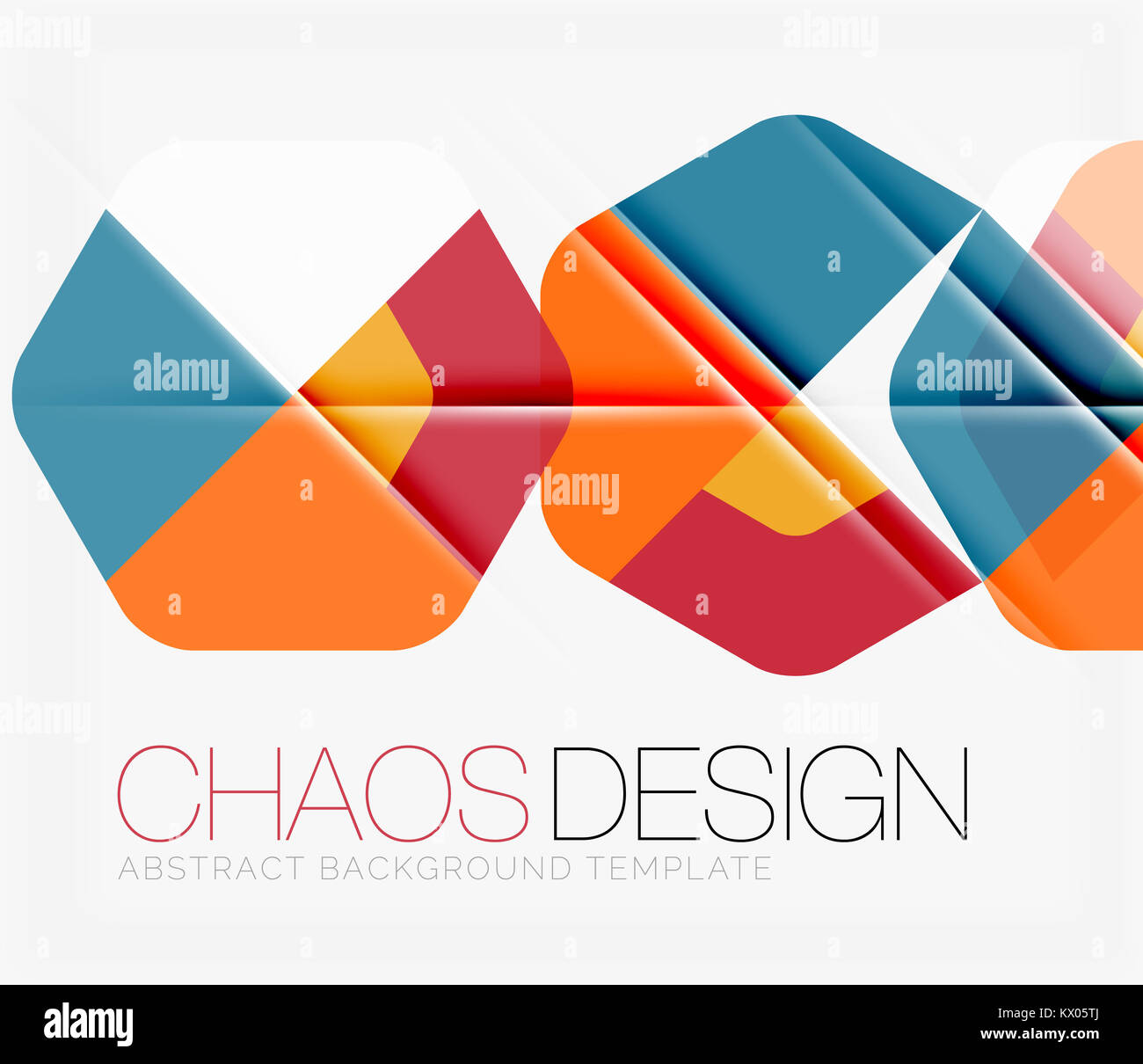 Abstract background with round color shapes and light effects ...