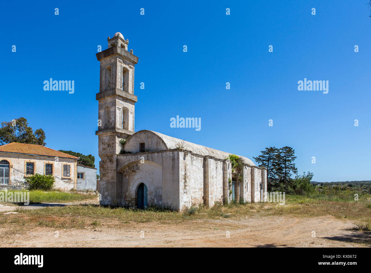 A derelict church in Northern Cyprus Stock Photo - Alamy