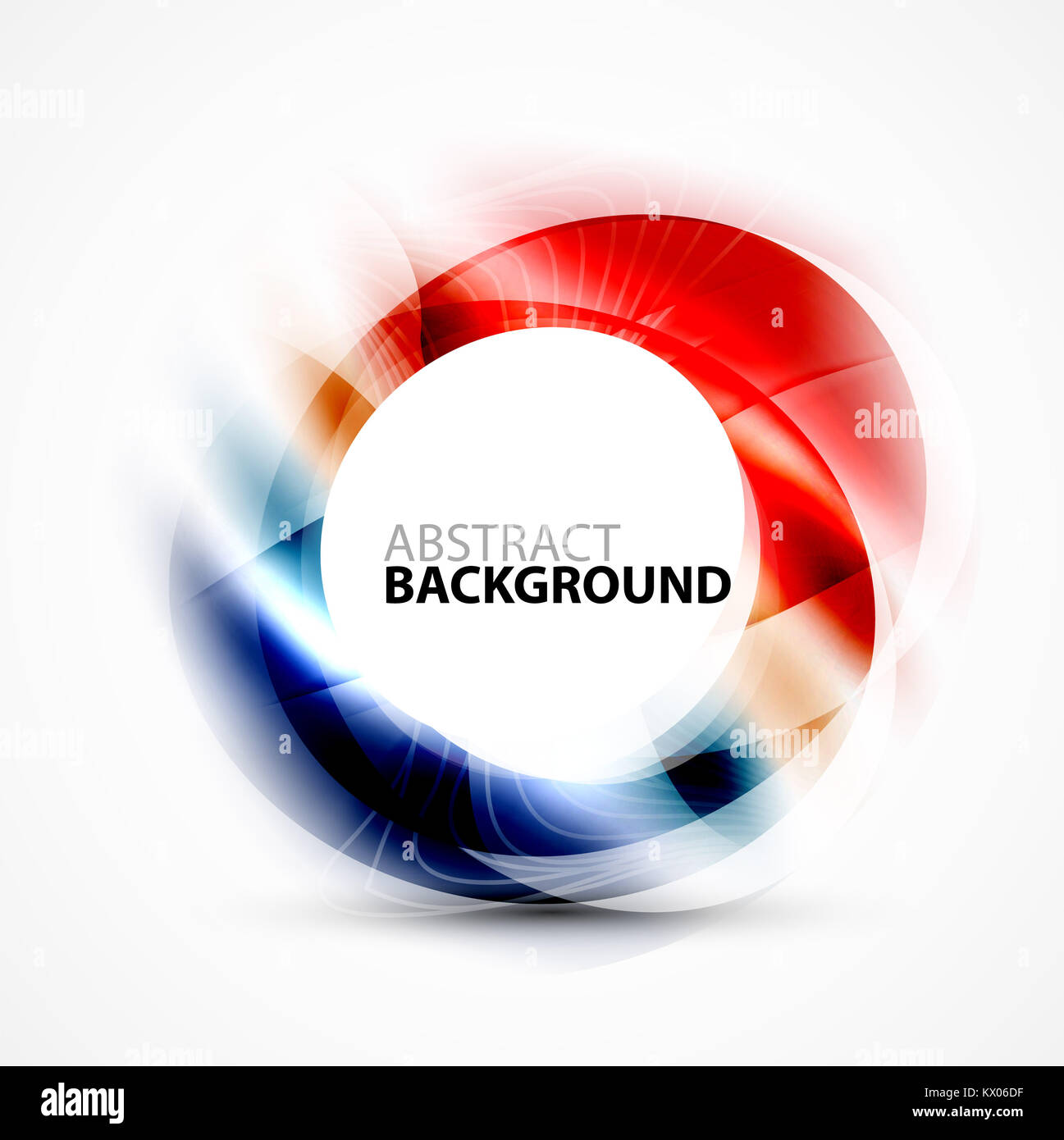 Colorful abstract circle banner, message presentation template Stock ...
