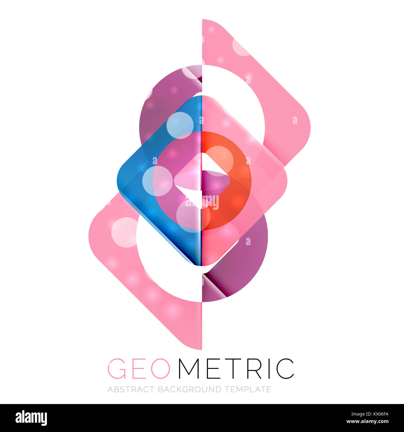 Geometric surface polygon wall light Cut Out Stock Images & Pictures ...