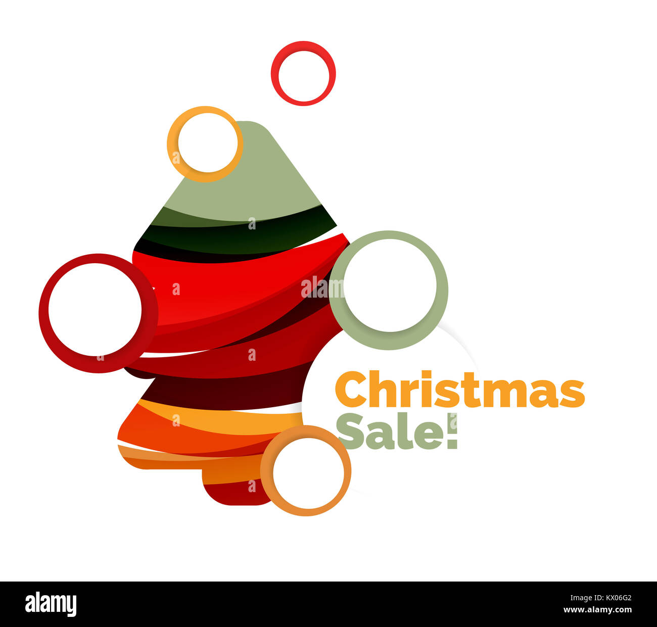 Christmas banner design with blank space for promo text. illustration ...