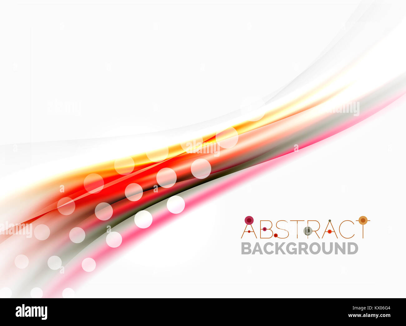 Smooth lines, abstract background template Stock Photo - Alamy