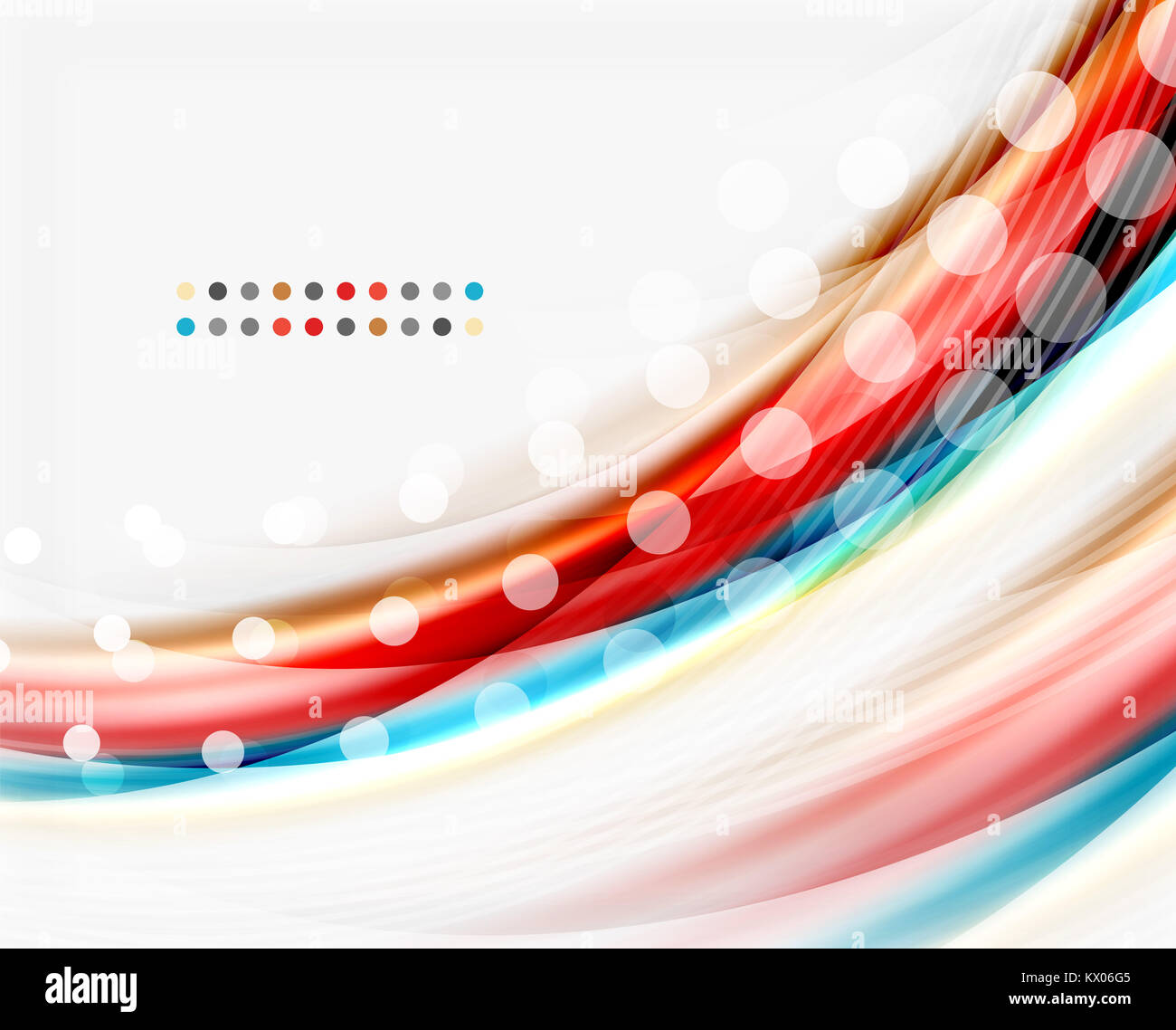Translucent wave line, business or technology layout Stock Photo - Alamy