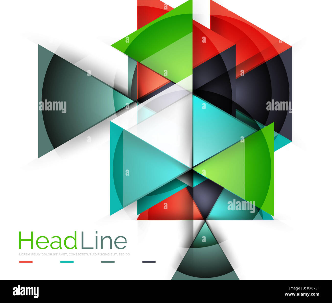 Modern business triangle abstract background Stock Photo - Alamy