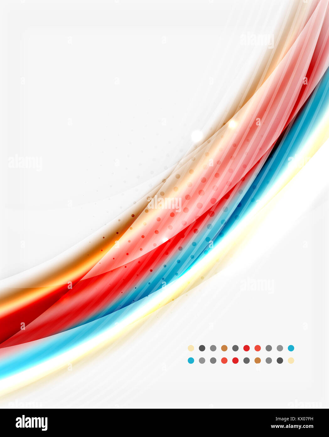 Translucent wave line, business or technology layout Stock Photo - Alamy