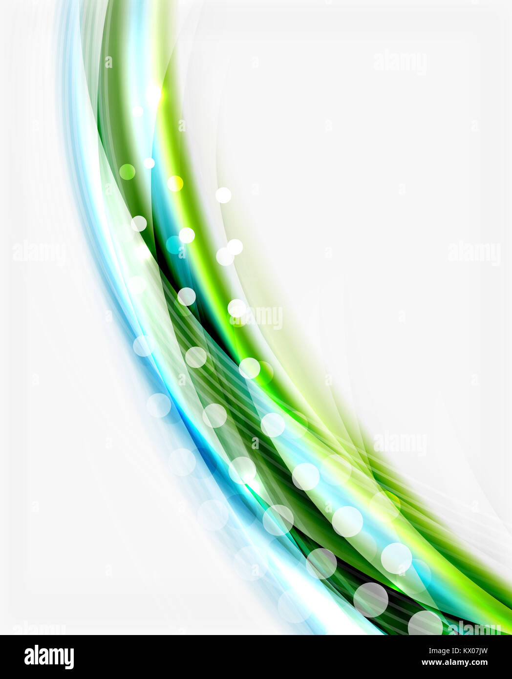 Translucent wave line, business or technology layout Stock Photo - Alamy