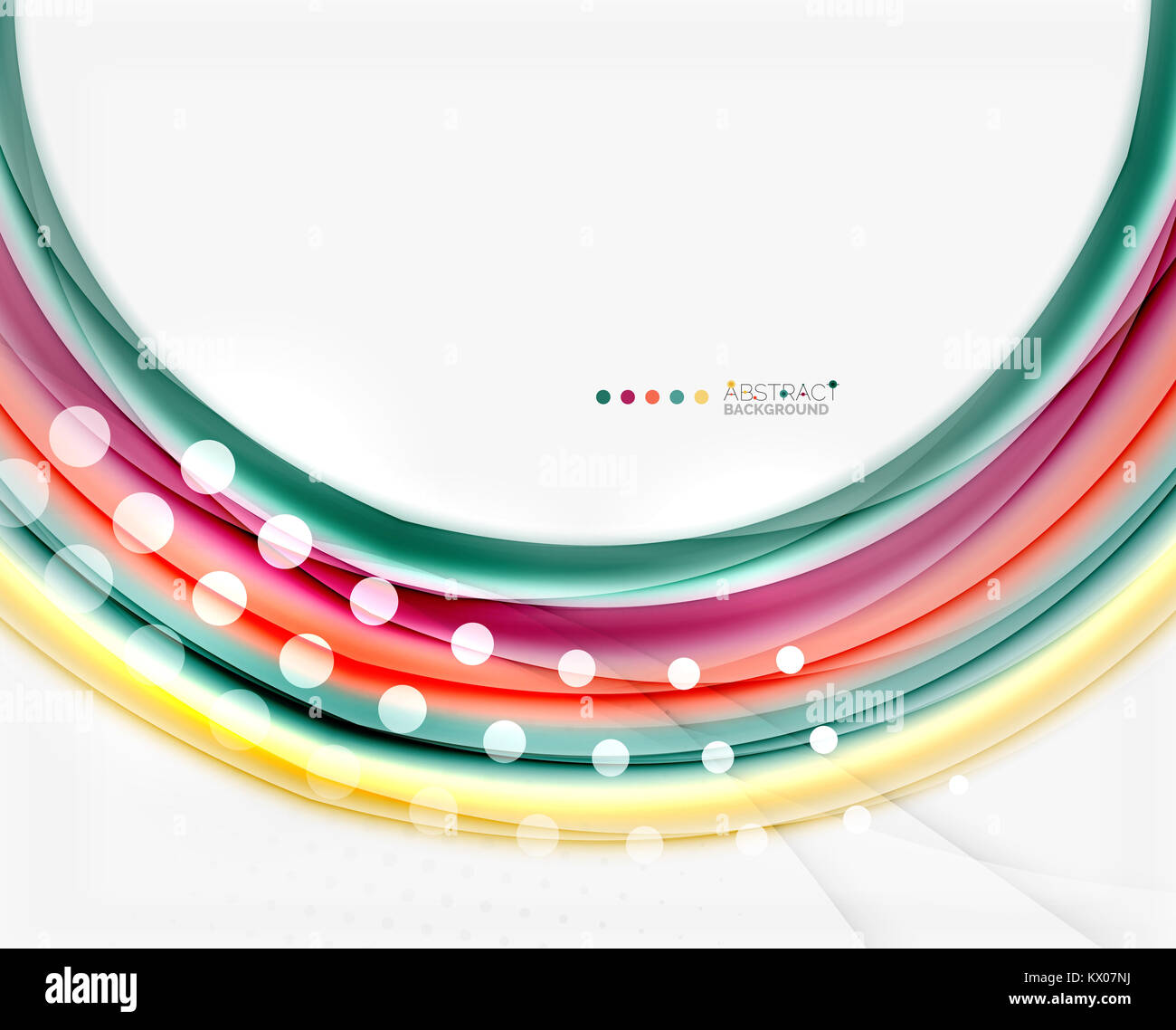 Abstract wave on white, background template Stock Photo - Alamy