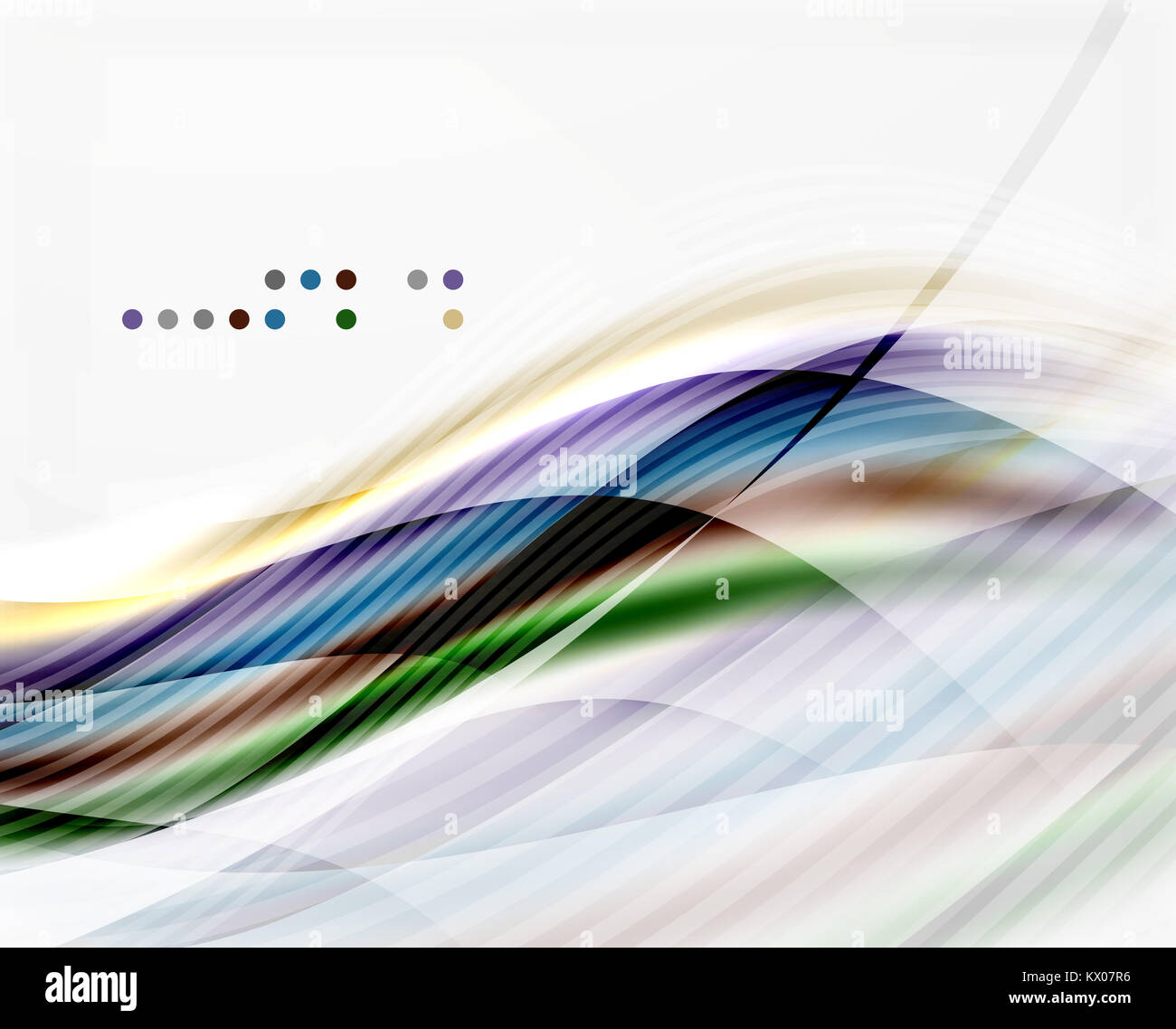 shiny wave line abstract background Stock Photo - Alamy