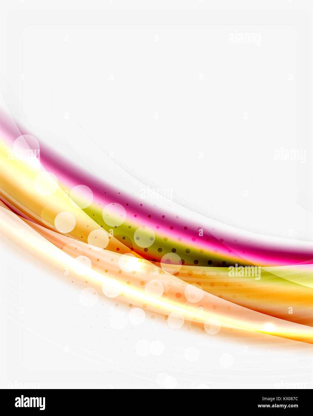 Translucent wave line, business or technology layout Stock Photo - Alamy