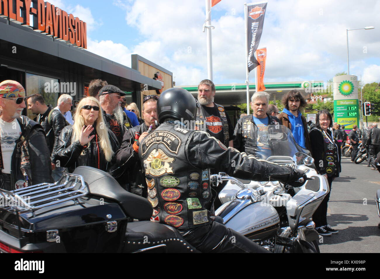 Harley Davidson Open Day - Reading (UK Stock Photo - Alamy