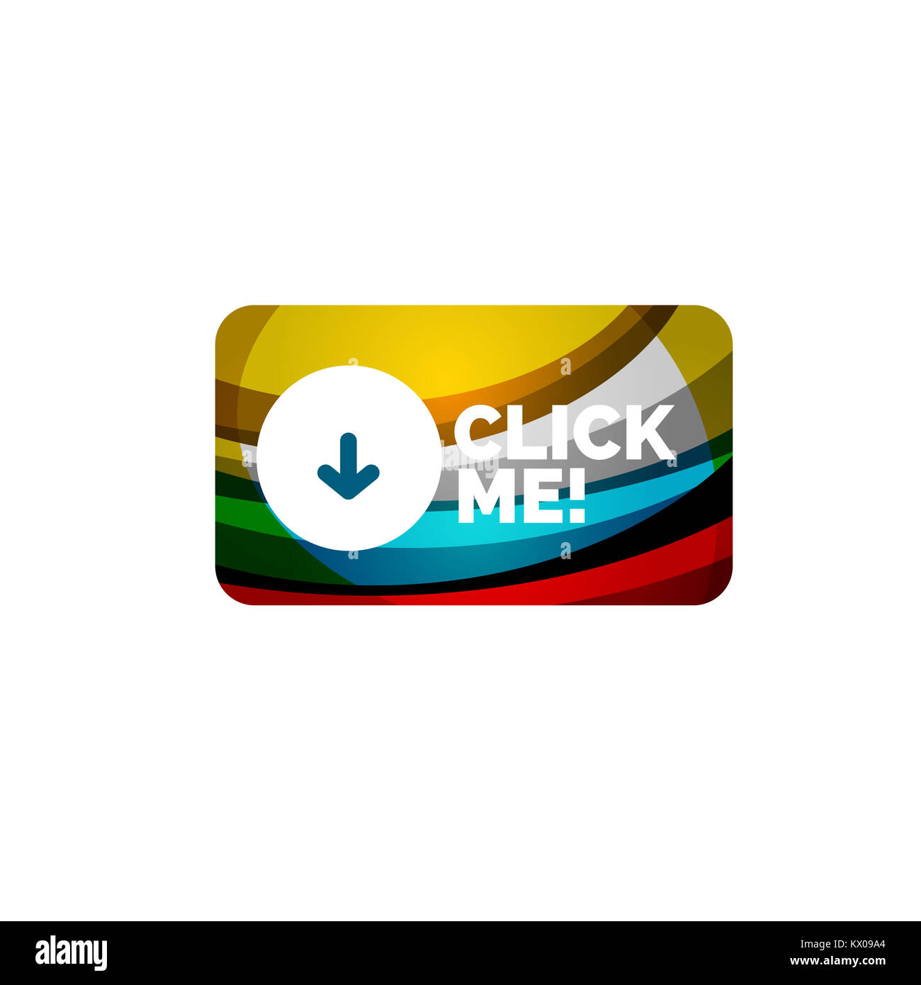 abstract rectangle button template Stock Photo - Alamy