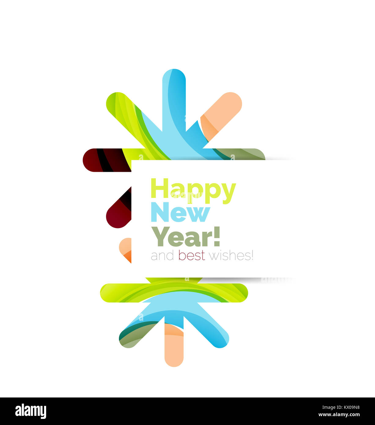 Elegant abstract triangle christmas Cut Out Stock Images & Pictures - Alamy