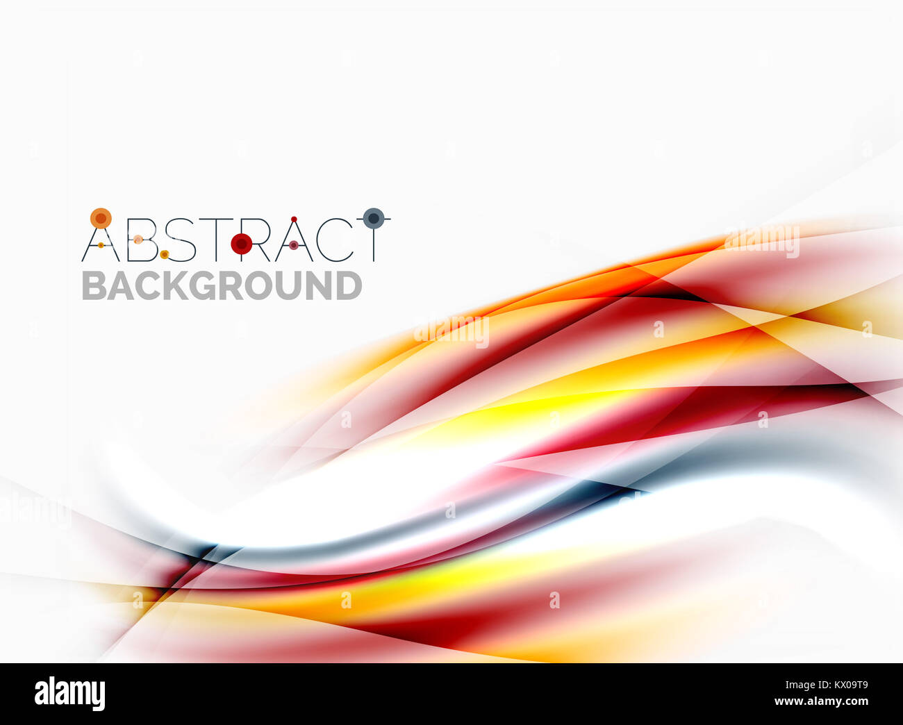Smooth lines, abstract background template Stock Photo - Alamy