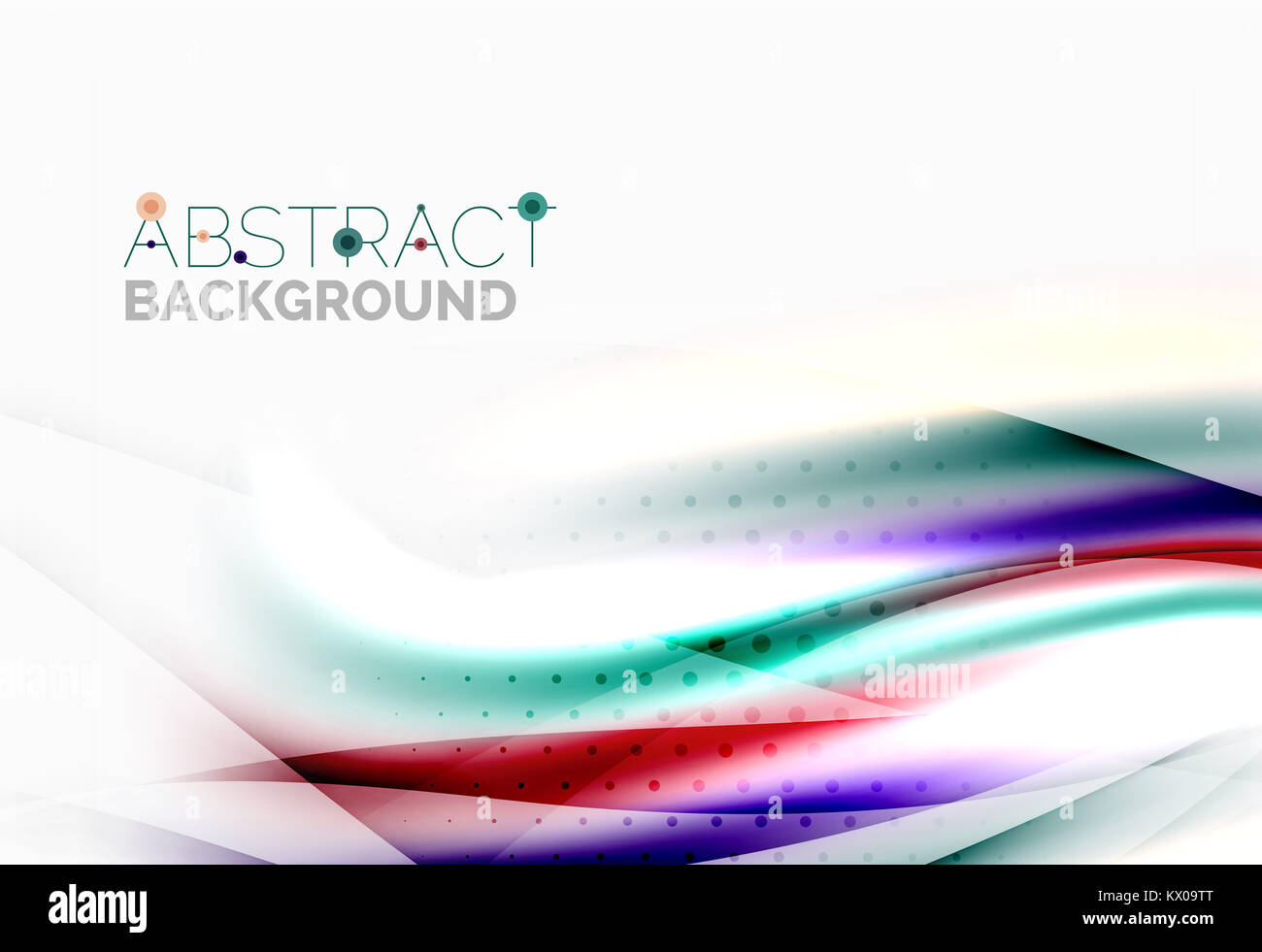 Smooth lines, abstract background template Stock Photo - Alamy