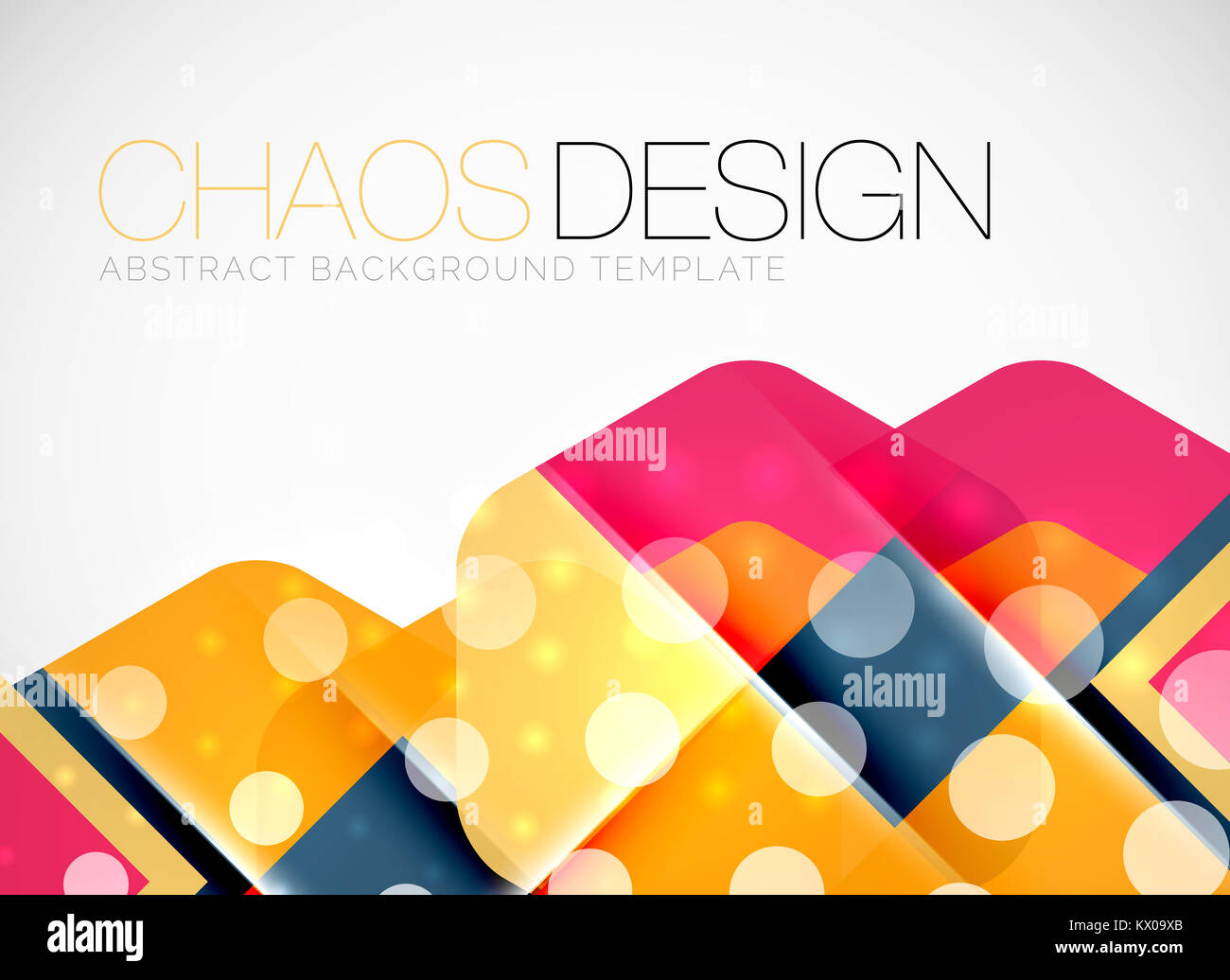 Geometric abstract background, light and shadow effects with ...