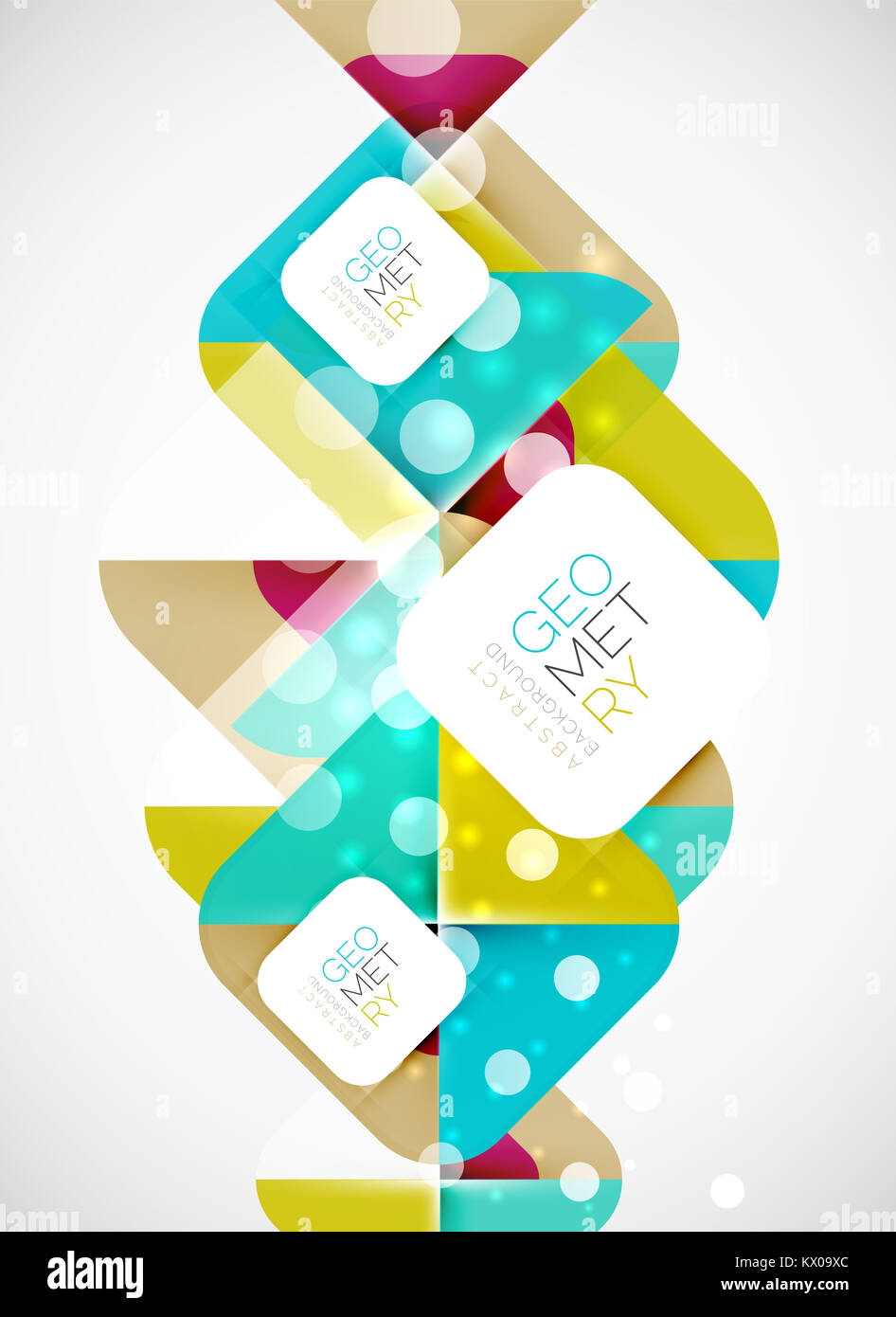 Square banner geometric template Stock Photo - Alamy
