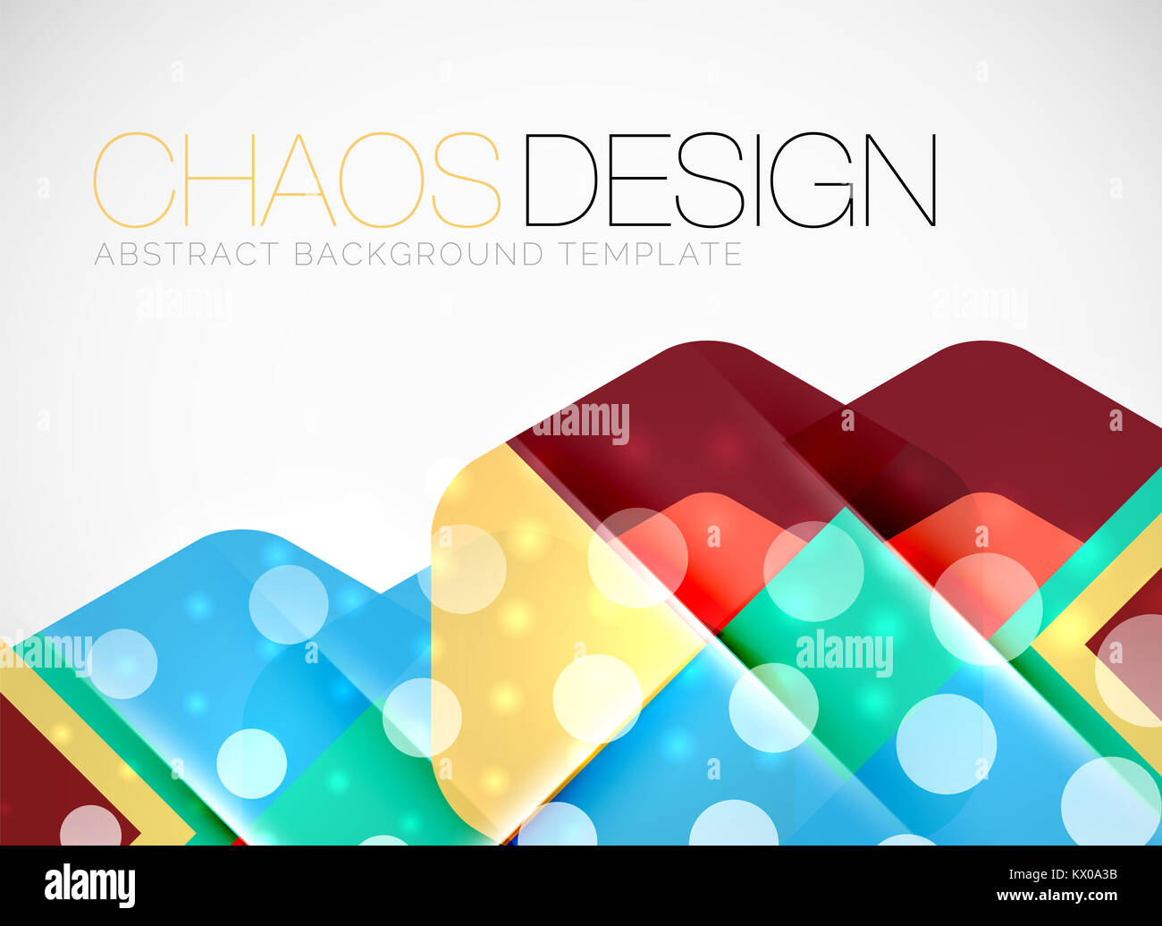 Geometric abstract background, light and shadow effects with ...