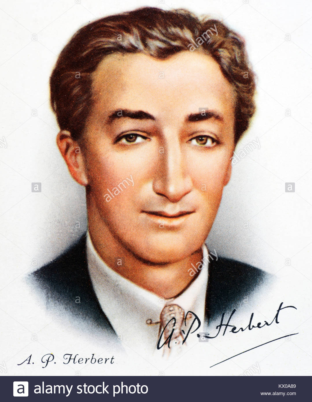 A.P. Herbert was an English novelist and playwright 1890 – 1971 Stock ...