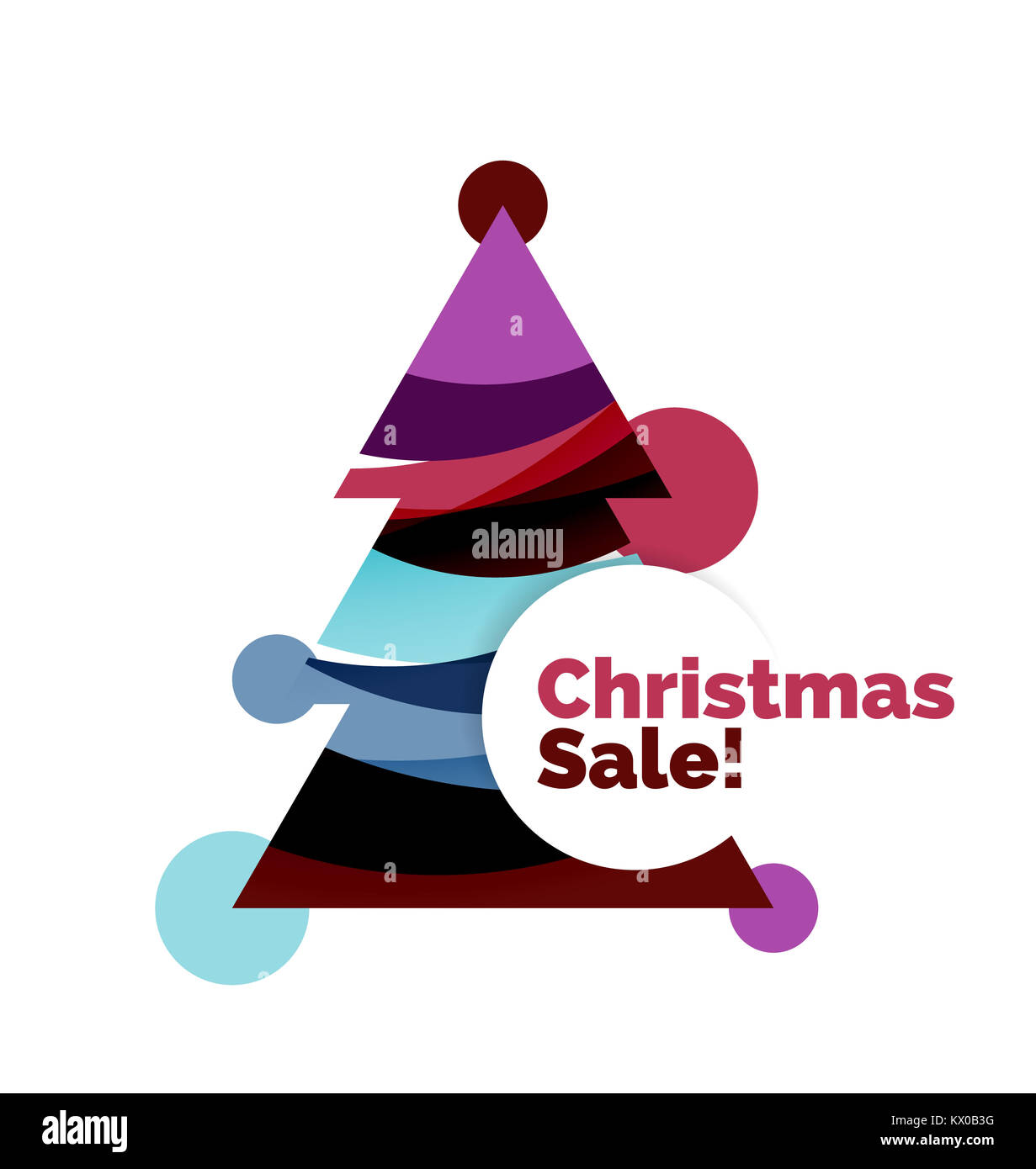 Christmas banner design with blank space for promo text. illustration ...