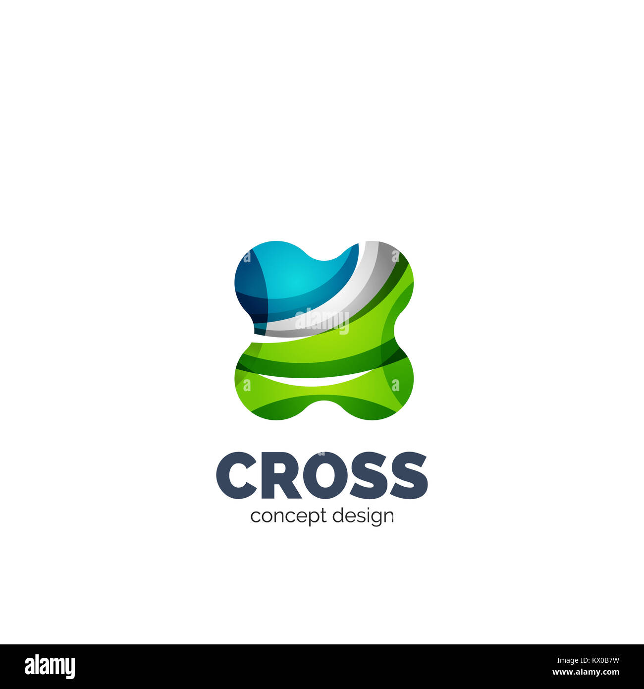 Modern abstract futuristic logo. Minimal clean geometric design ...