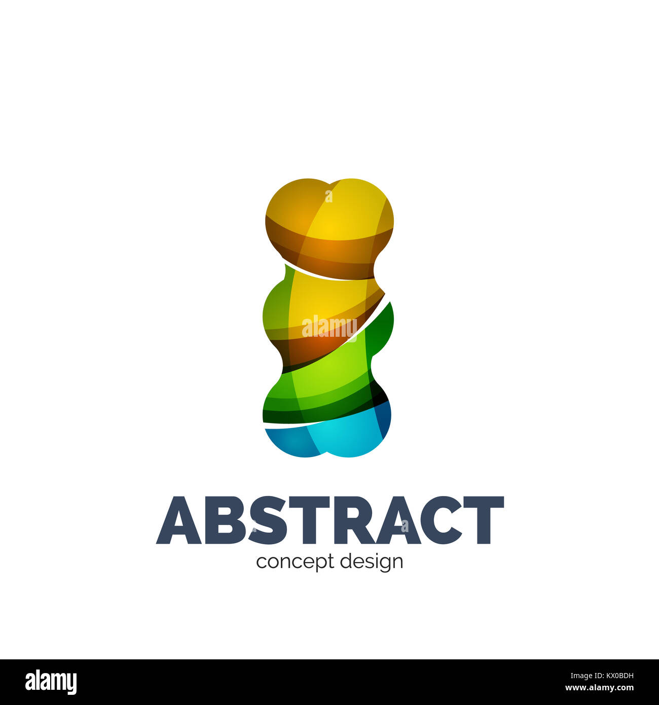 Modern abstract futuristic logo. Minimal clean geometric design ...