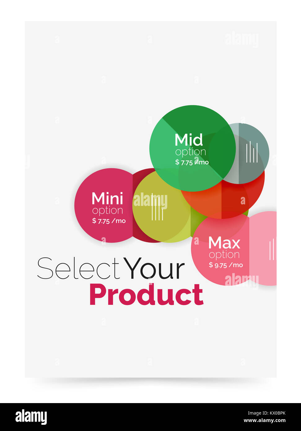 Business layout - select your product with sample options. A4 size ...