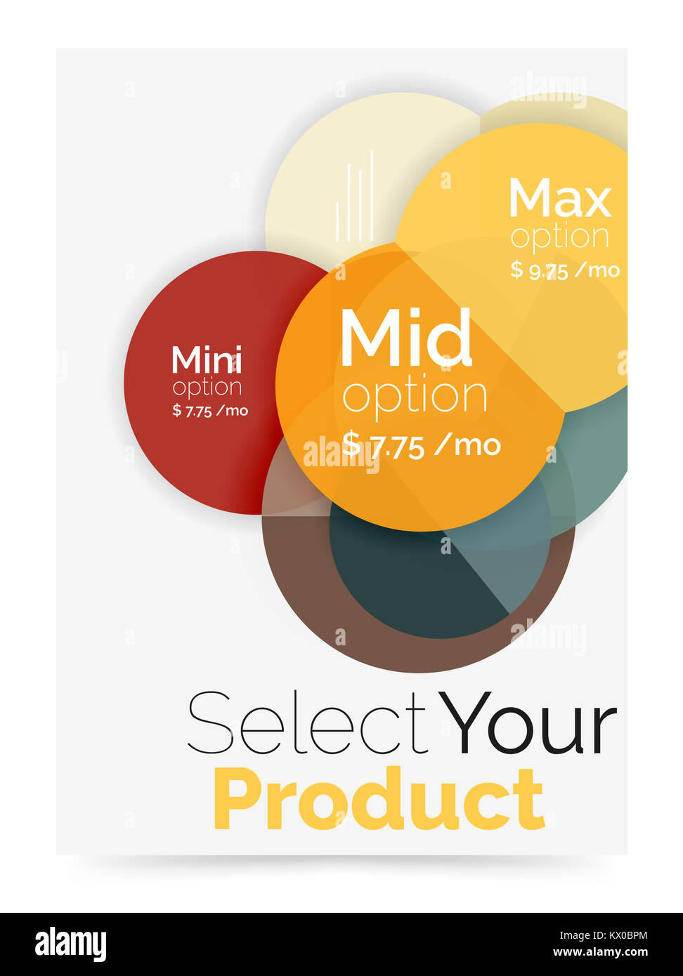Business layout - select your product with sample options. A4 size ...