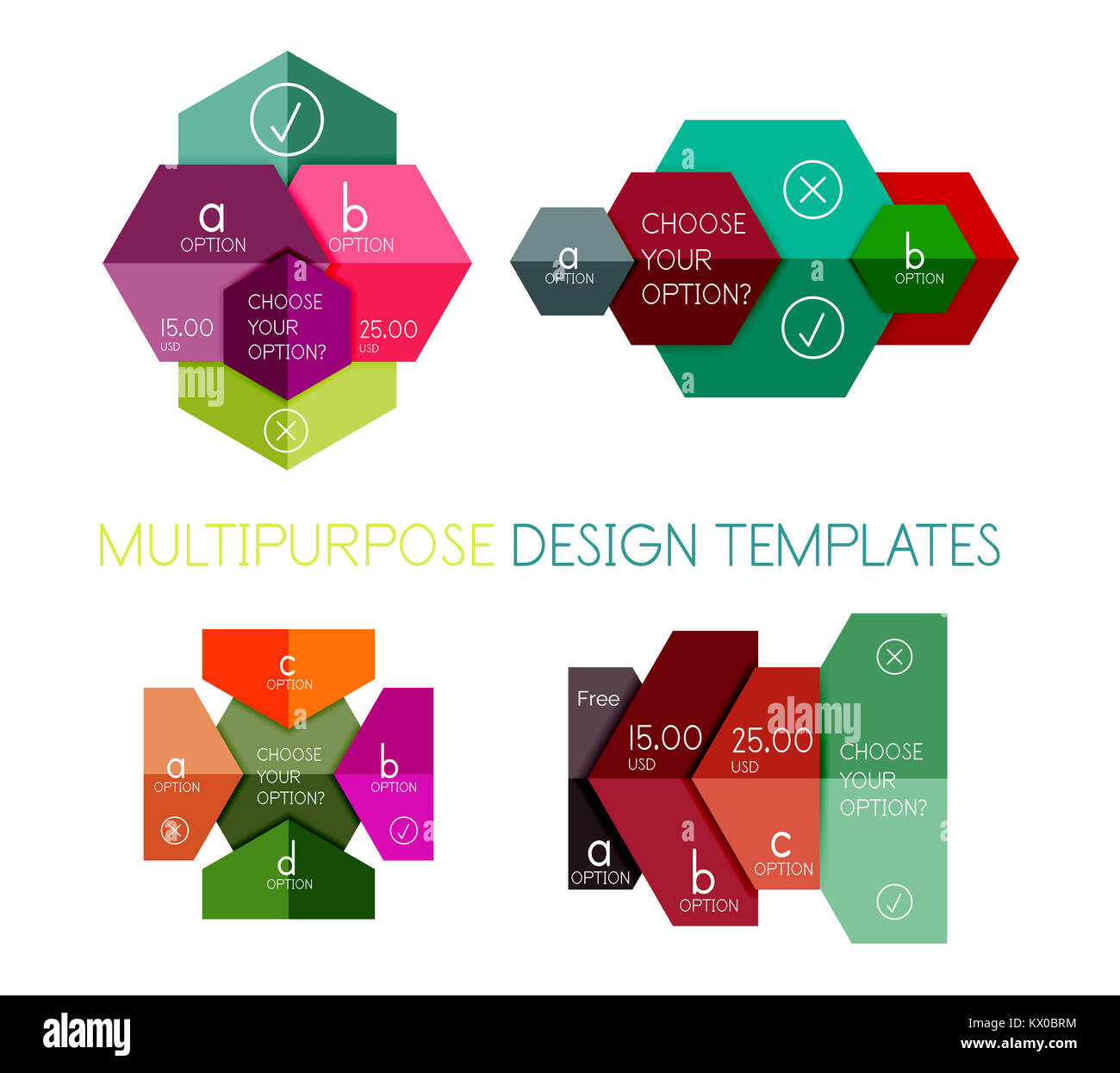 Infographic banners modern paper templates. For banners, business ...