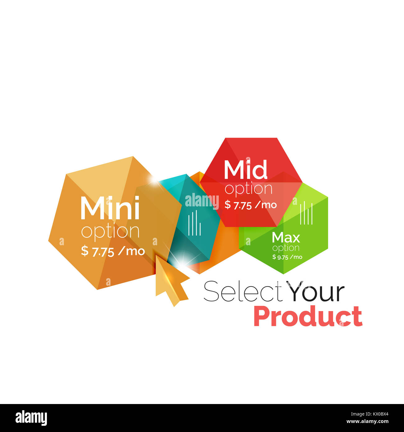 Option select template. background for business brochure or flyer ...