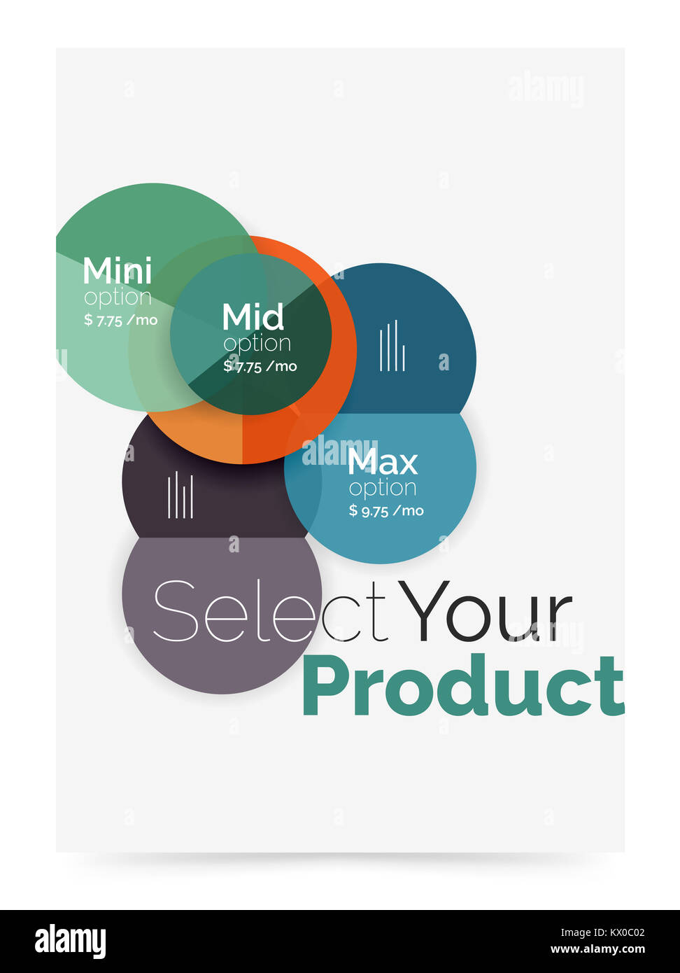 Business layout - select your product with sample options. A4 size ...
