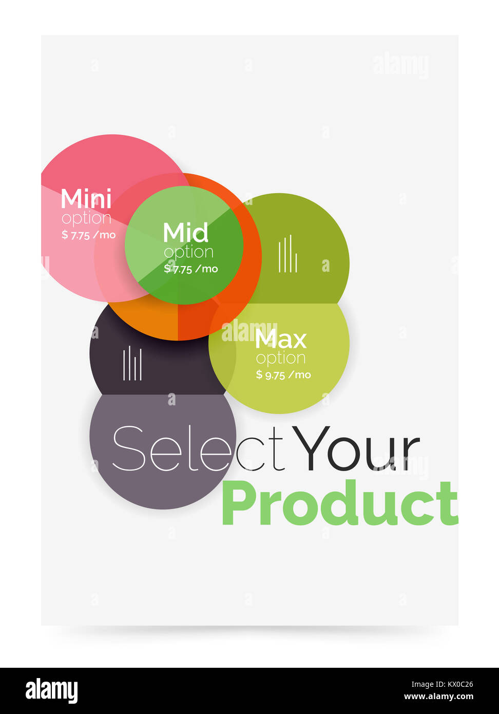 Business layout - select your product with sample options. A4 size ...