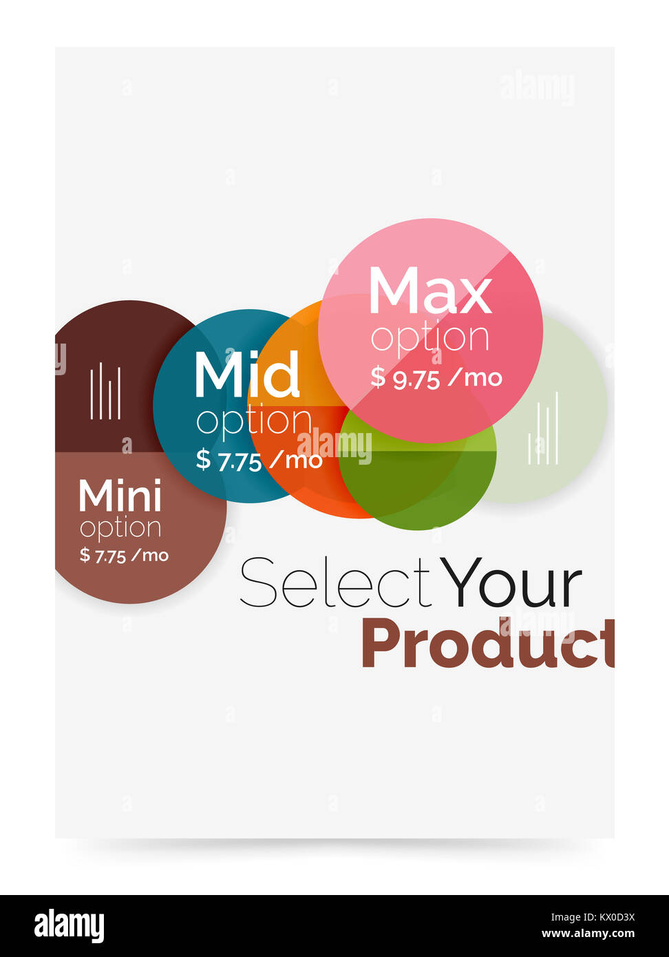 Business layout - select your product with sample options. A4 size ...