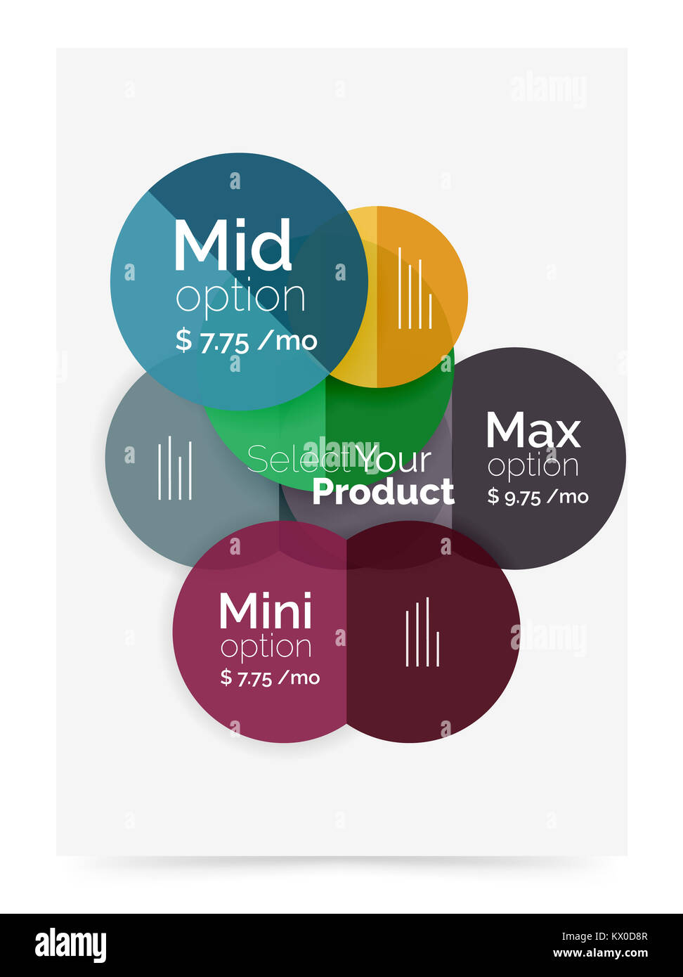 Business layout - select your product with sample options. A4 size ...