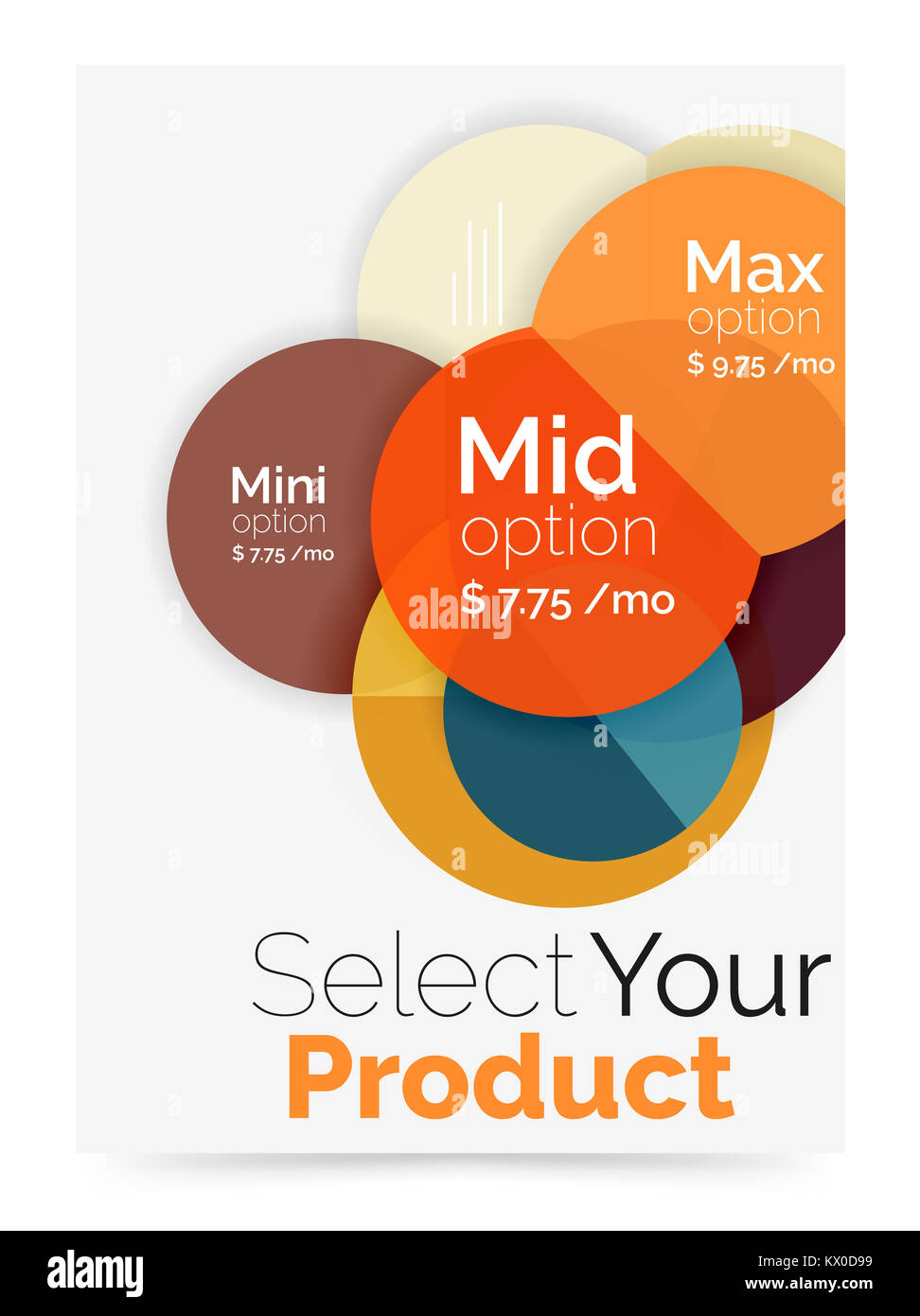 Business layout - select your product with sample options. A4 size ...