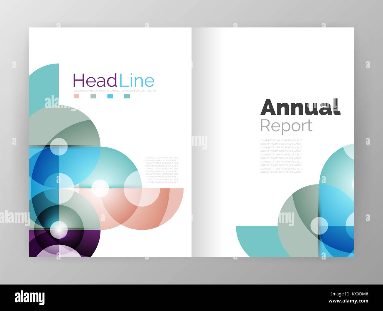 Circle annual report templates, business flyers. abstract backgrounds ...