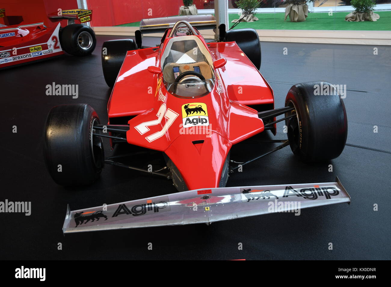 MUGELLO, IT, October, 2017: Ferrari F1 126 CK 1981 of Gilles Villeneuve ...
