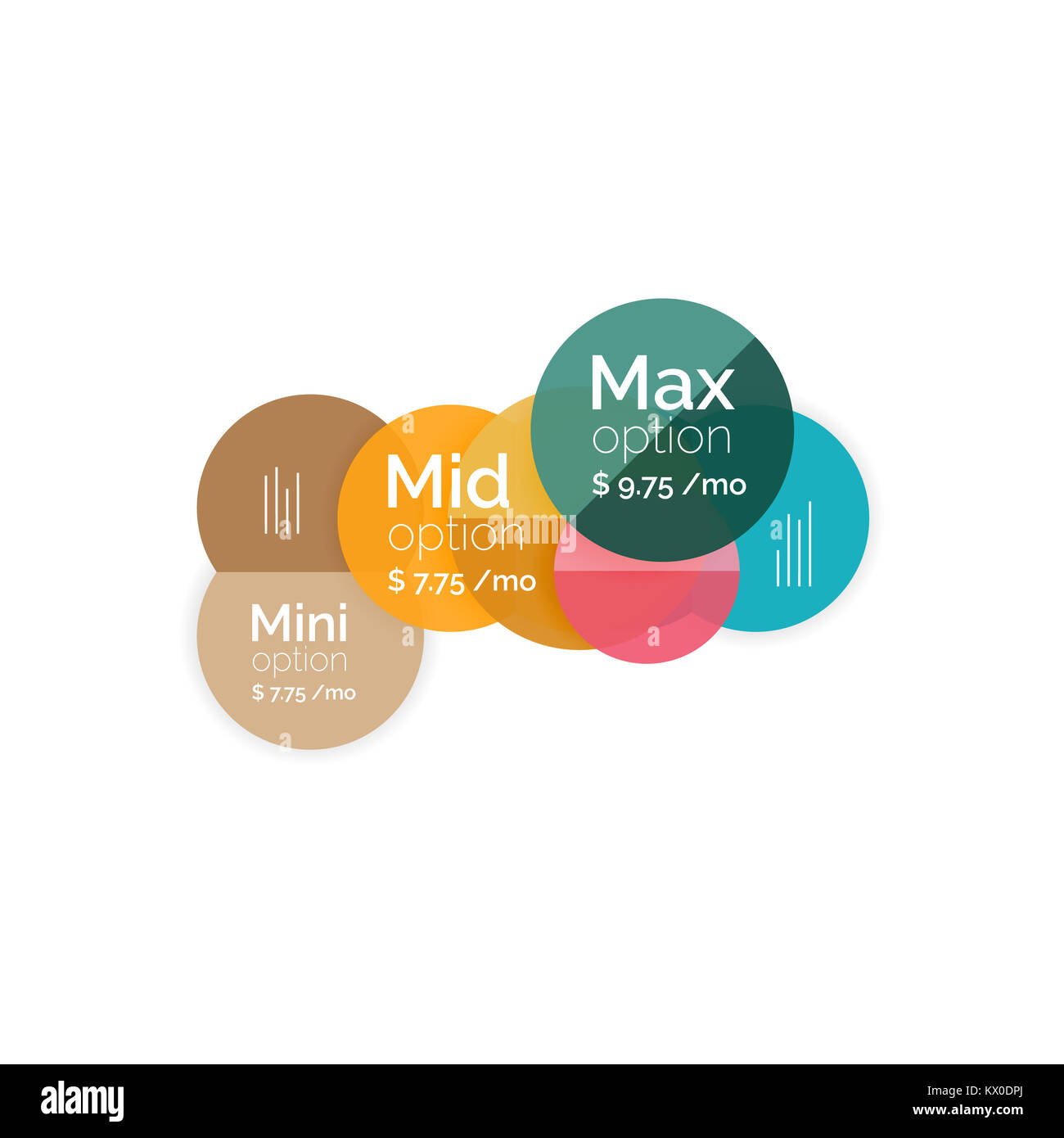 Infographic options arrow diagrams hi-res stock photography and images ...