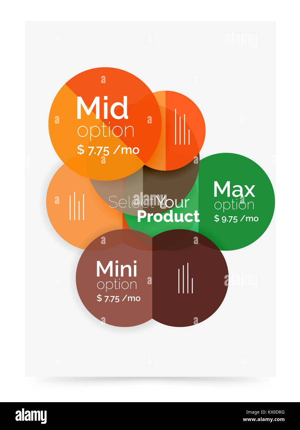 Business layout - select your product with sample options. A4 size ...