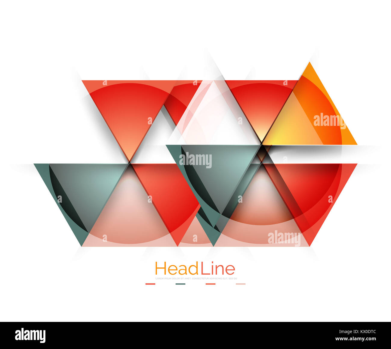 Modern business triangle abstract background Stock Photo - Alamy