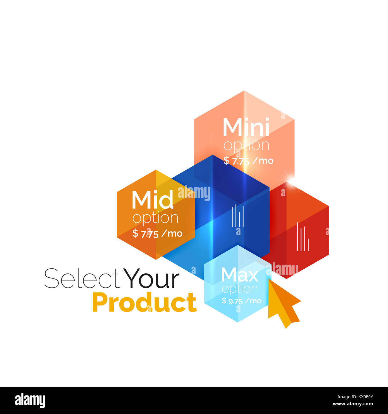 Option select template. background for business brochure or flyer ...