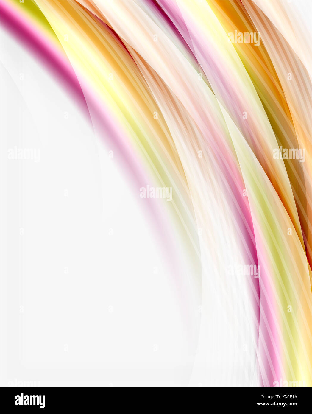 Translucent wave line, business or technology layout Stock Photo - Alamy