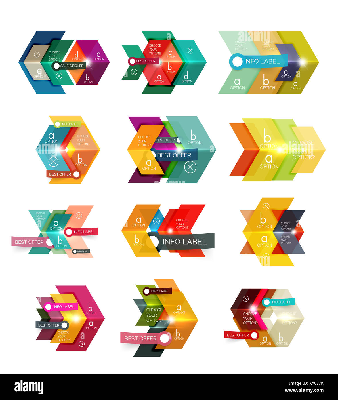 Business paper infographic templates. For banners, business backgrounds ...