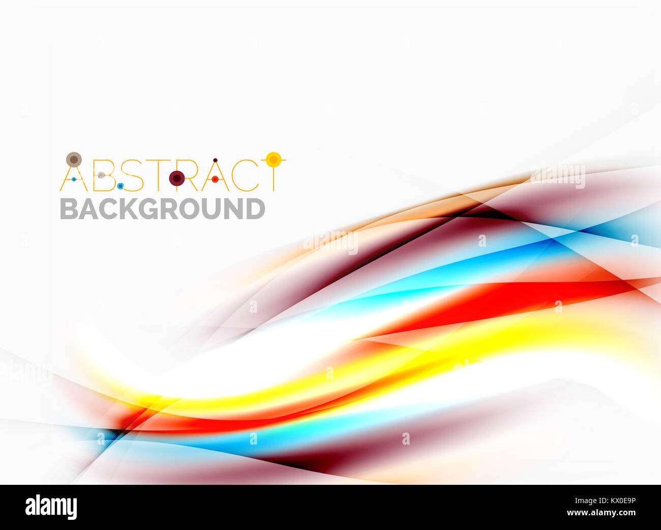 Wave abstract background, template Stock Photo - Alamy