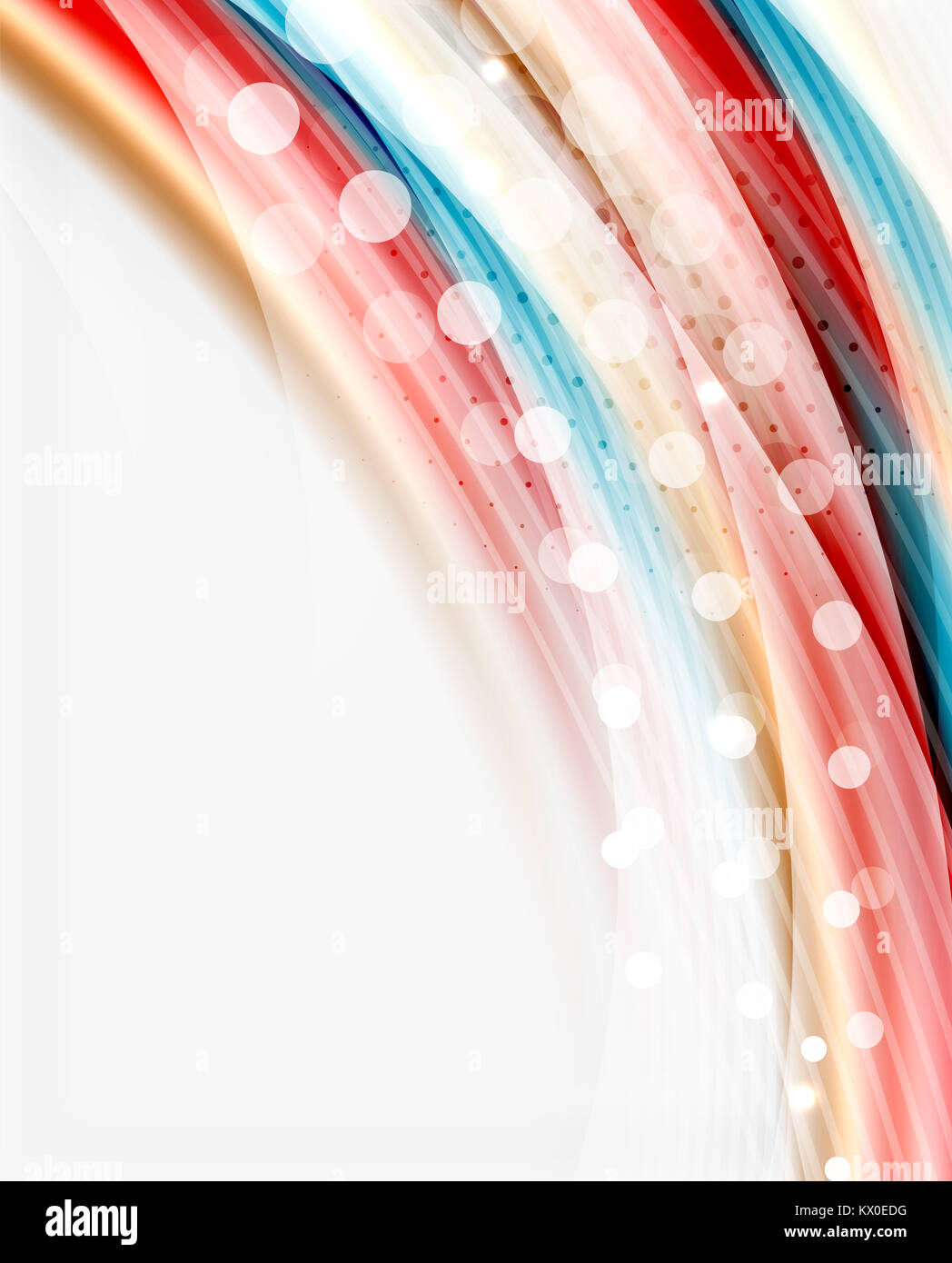 Translucent wave line, business or technology layout Stock Photo - Alamy