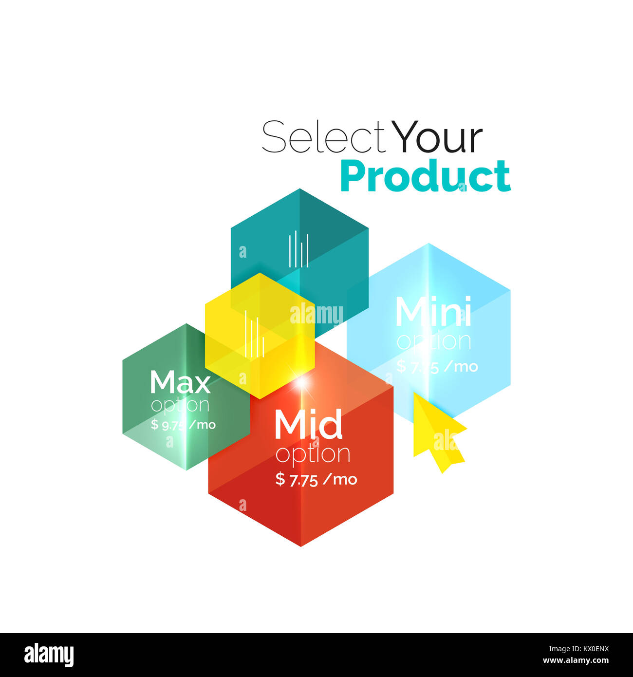 Option select template. background for business brochure or flyer ...