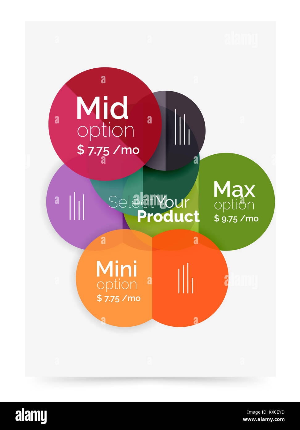 Business layout - select your product with sample options. A4 size ...