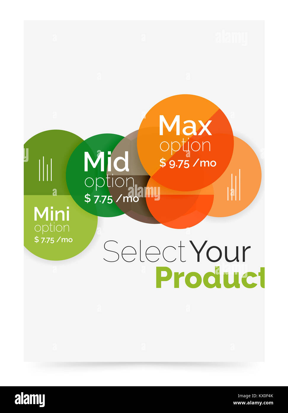 Business layout - select your product with sample options. A4 size ...